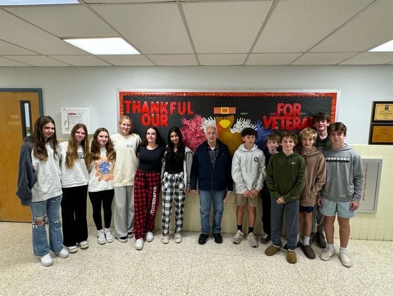 Students Listen to Living History on Veterans' Day | Sea Girt ...